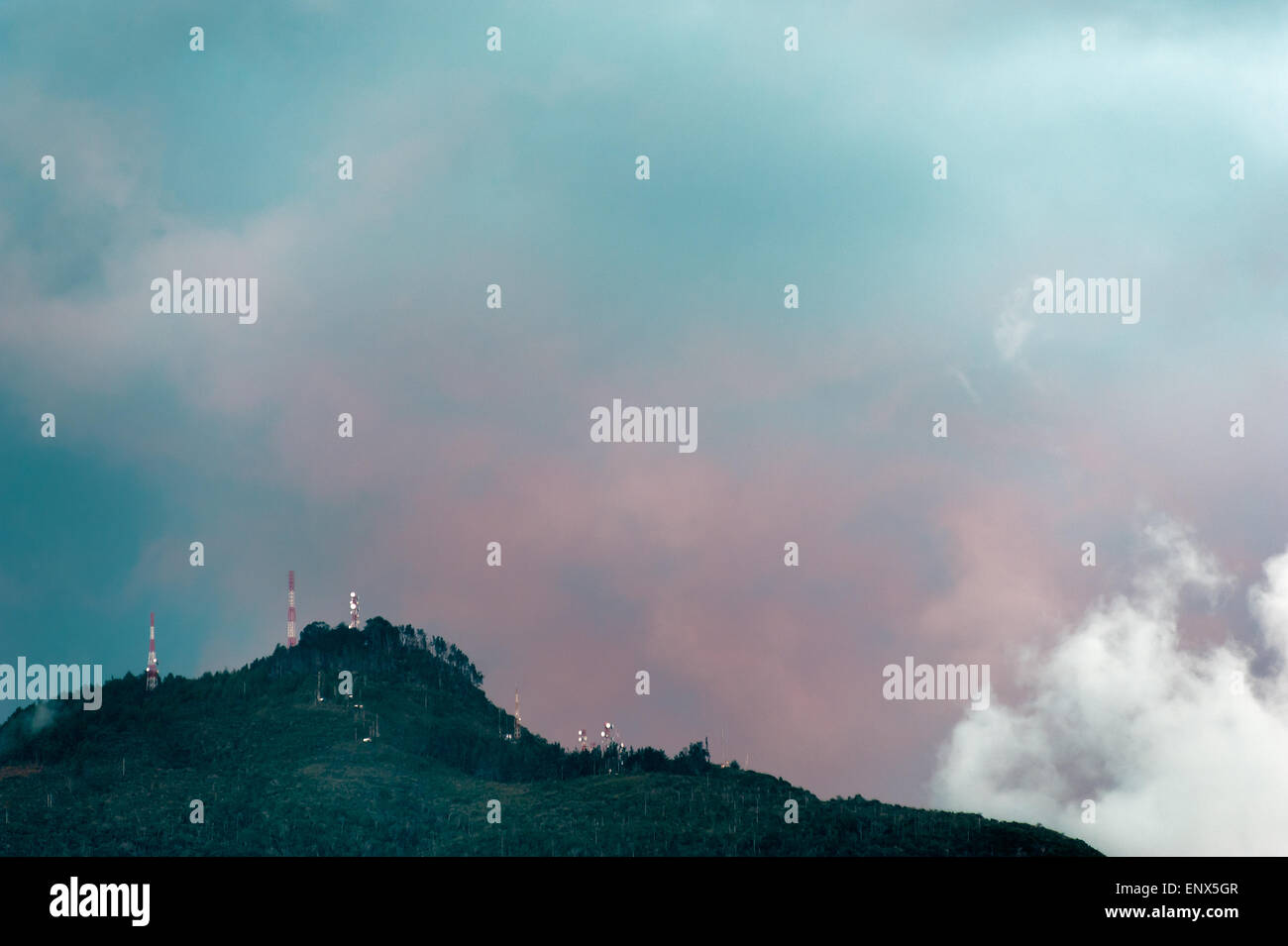 Cero Kennedy, a mountain in the sierra nevada de santa marta - North ...
