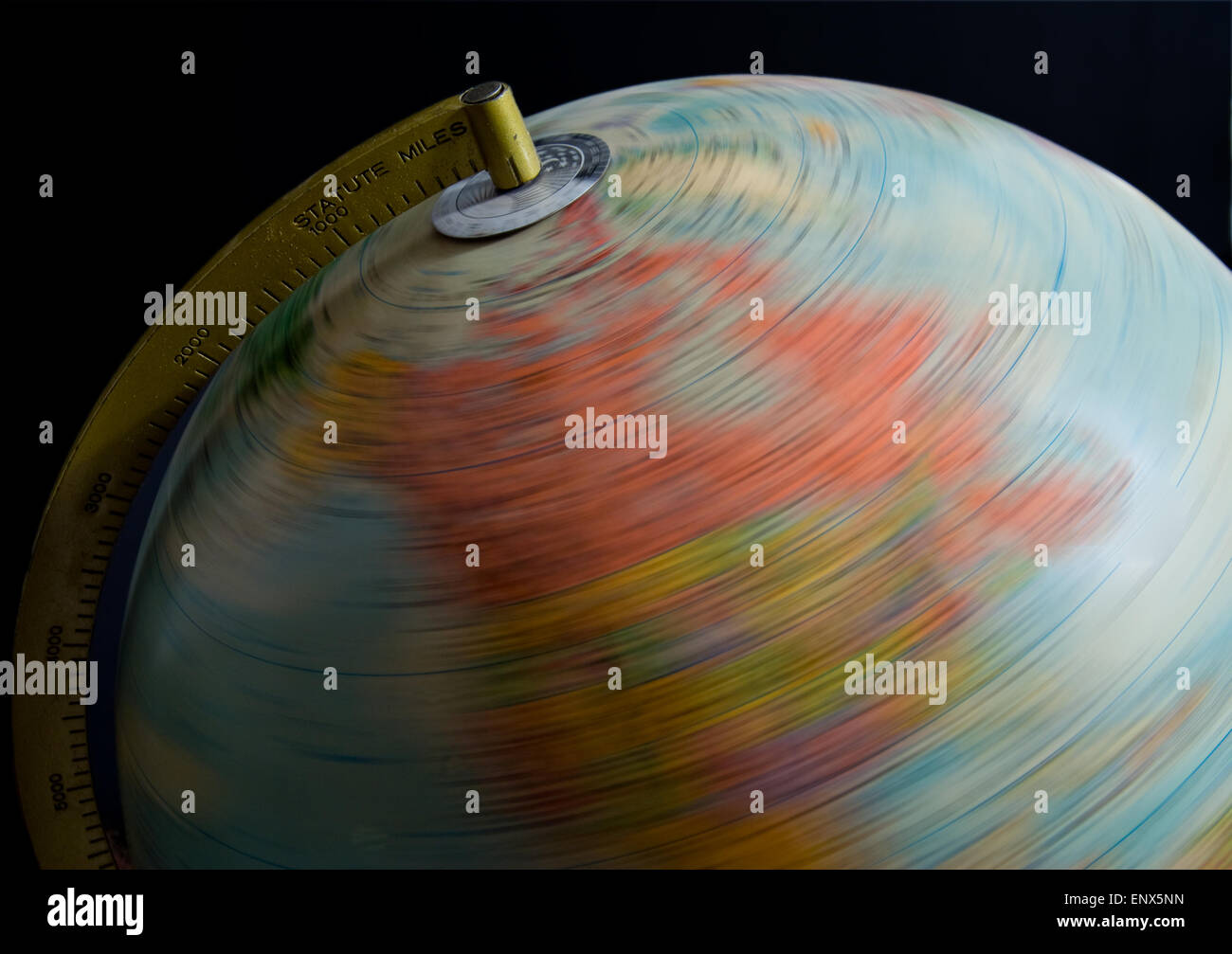 Rotating globe hi-res stock photography and images - Alamy