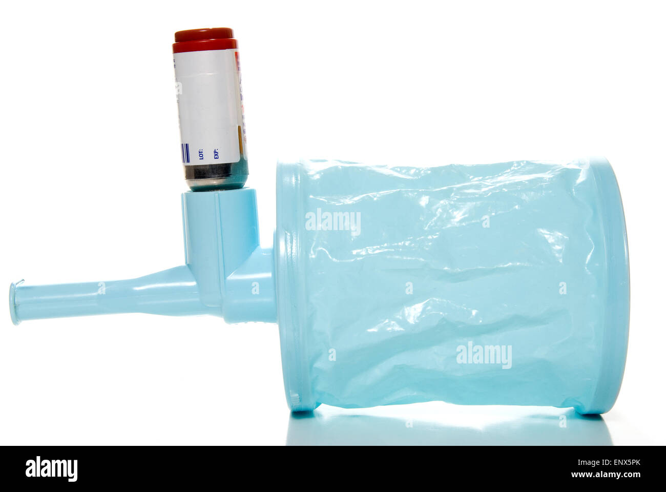 Asthma rescue inhaler extension tube hi-res stock photography and ...
