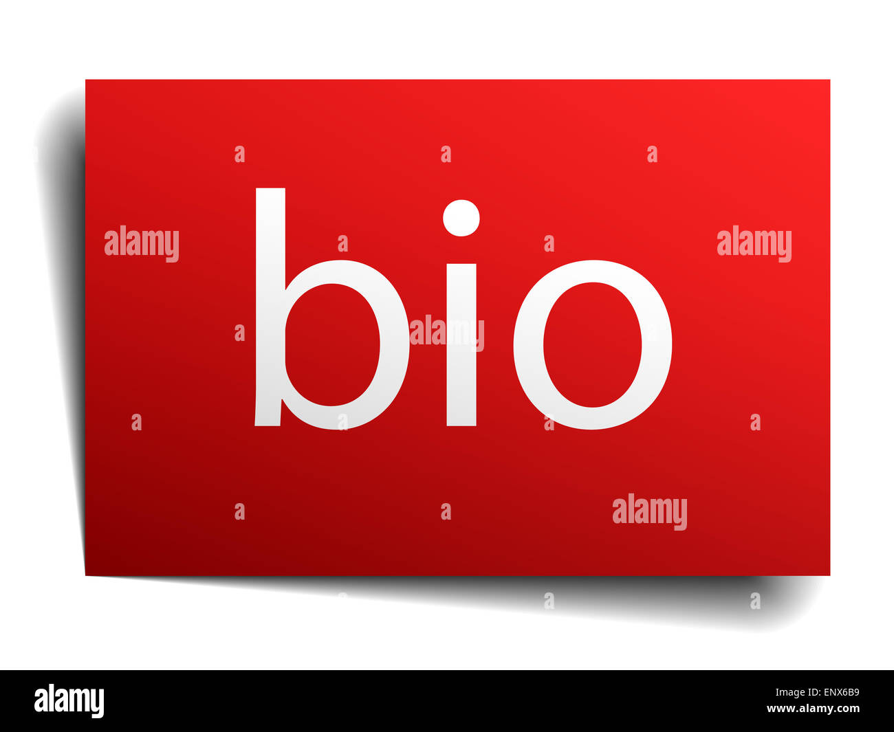 Bio red three dimensional hi-res stock photography and images - Alamy