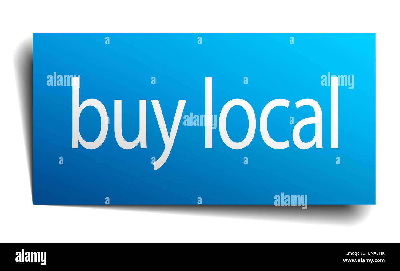 Buy local blue square hi-res stock photography and images - Alamy