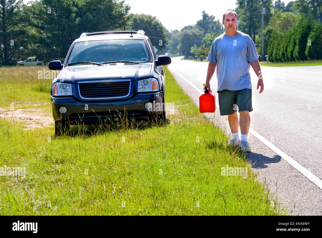 Out of Gas Stock Photo - Alamy