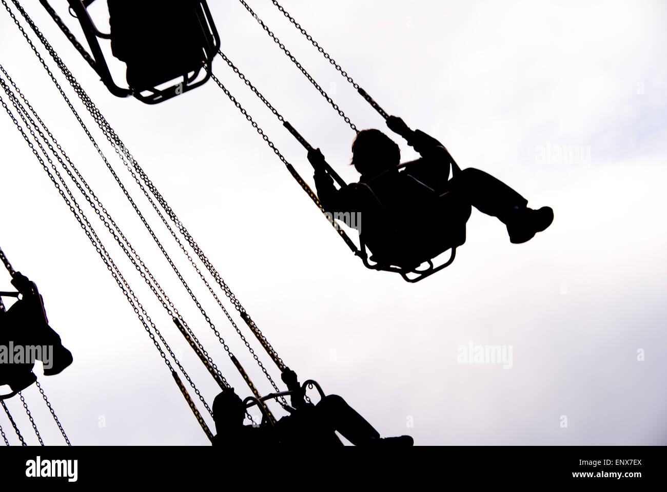 Chain fair swing ride hi-res stock photography and images - Alamy