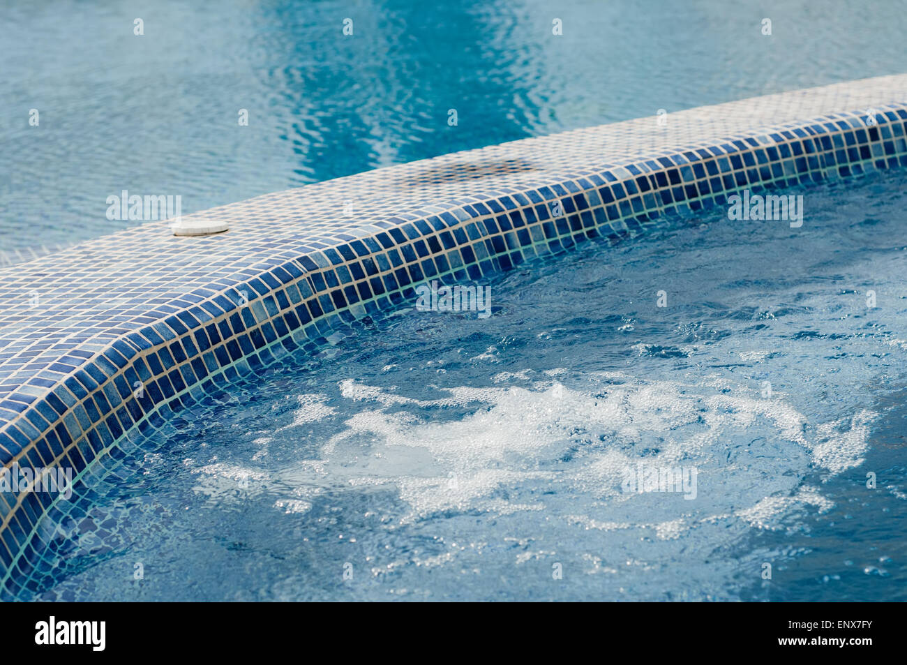 Pool and jacuzzi Stock Photo - Alamy