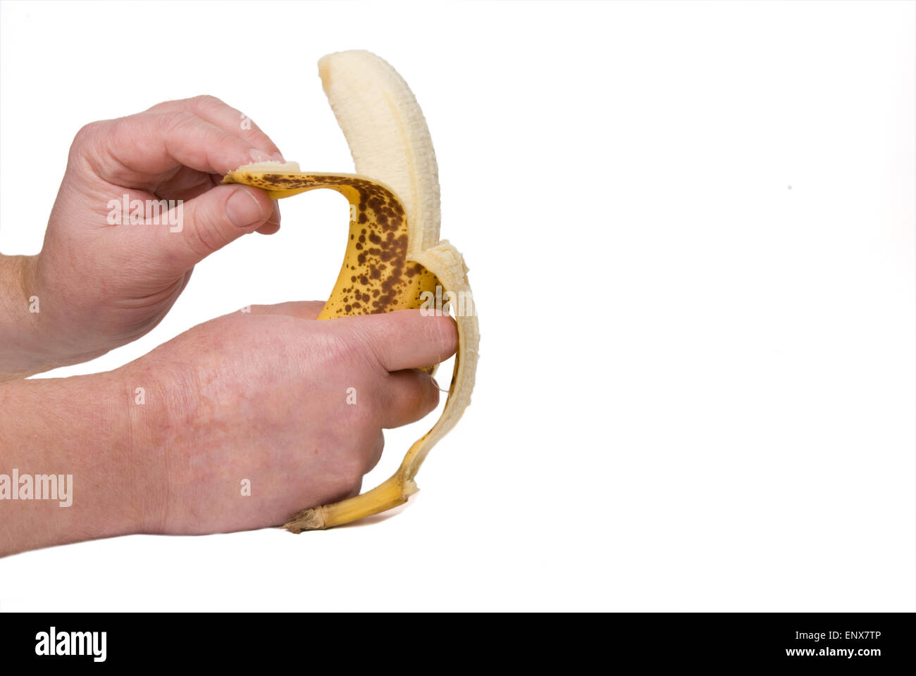 Ripe banana fingers hi-res stock photography and images - Alamy