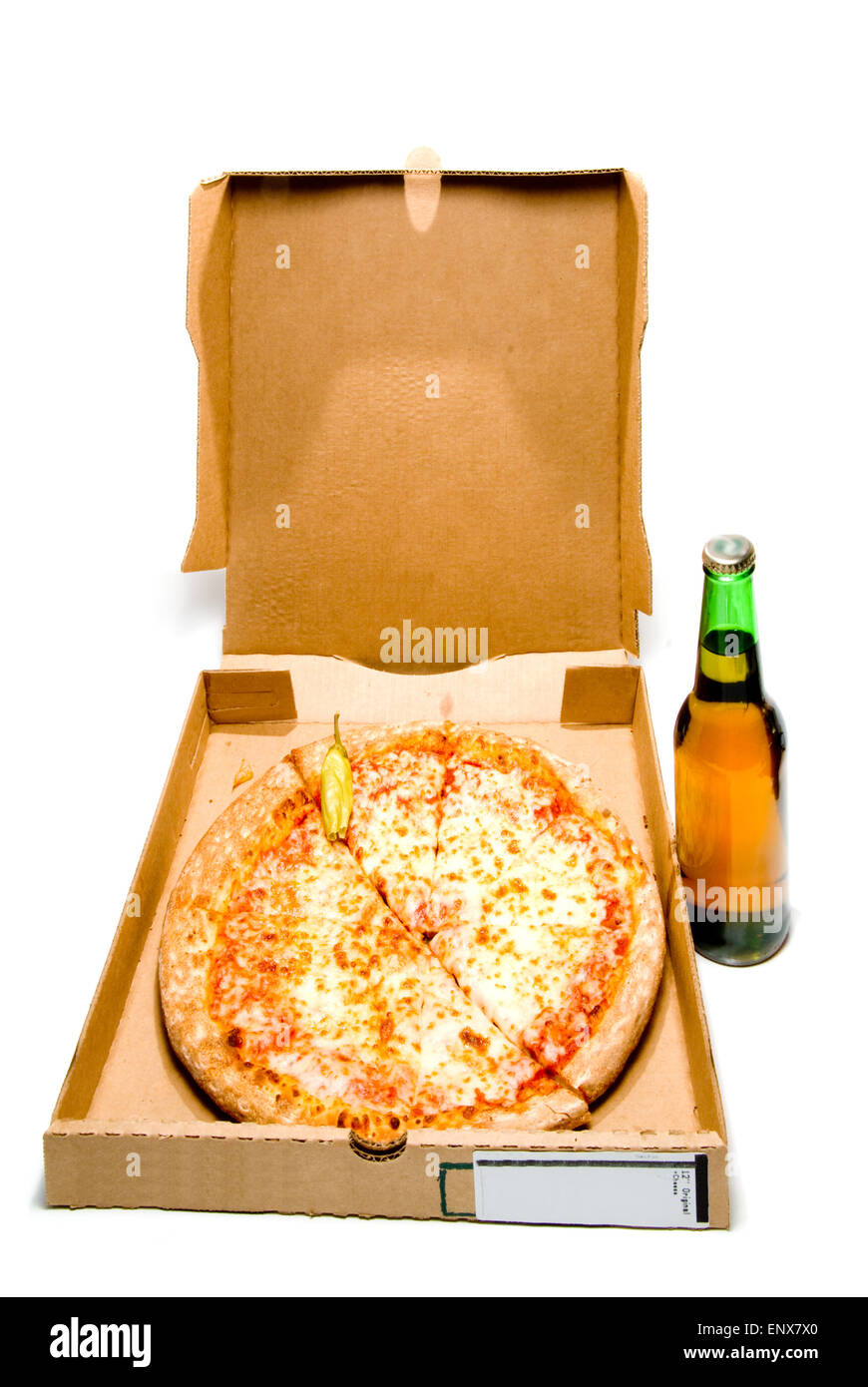 Pizza and Beer Stock Photo - Alamy