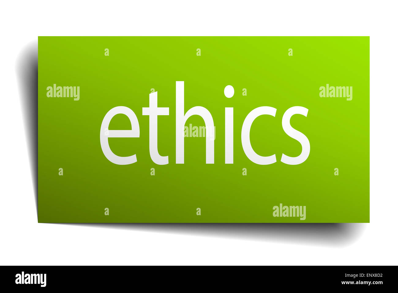 Ethics square isolated sign hi-res stock photography and images - Alamy