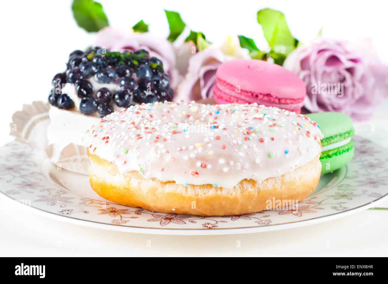 Sweets in studio Stock Photo - Alamy