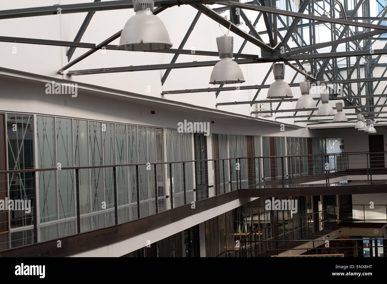 Modern office block interior hi-res stock photography and images - Alamy