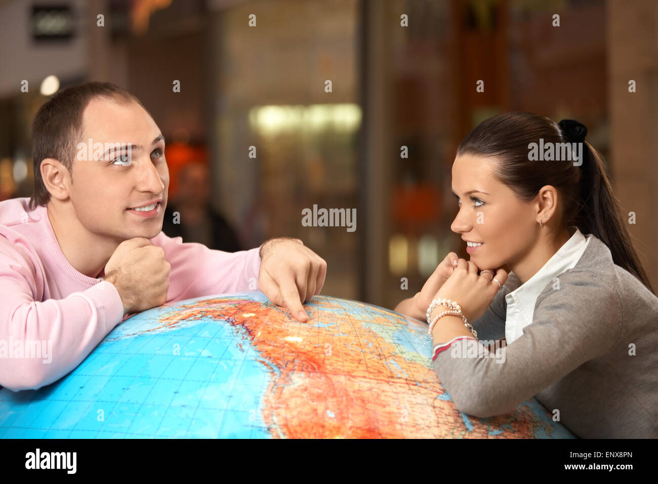 Two men look at each other hi-res stock photography and images - Alamy