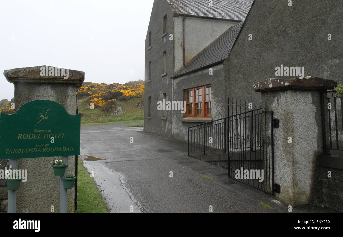 Exterior of Rodel Hotel Isle of Harris Scotland May 2014 Stock Photo ...