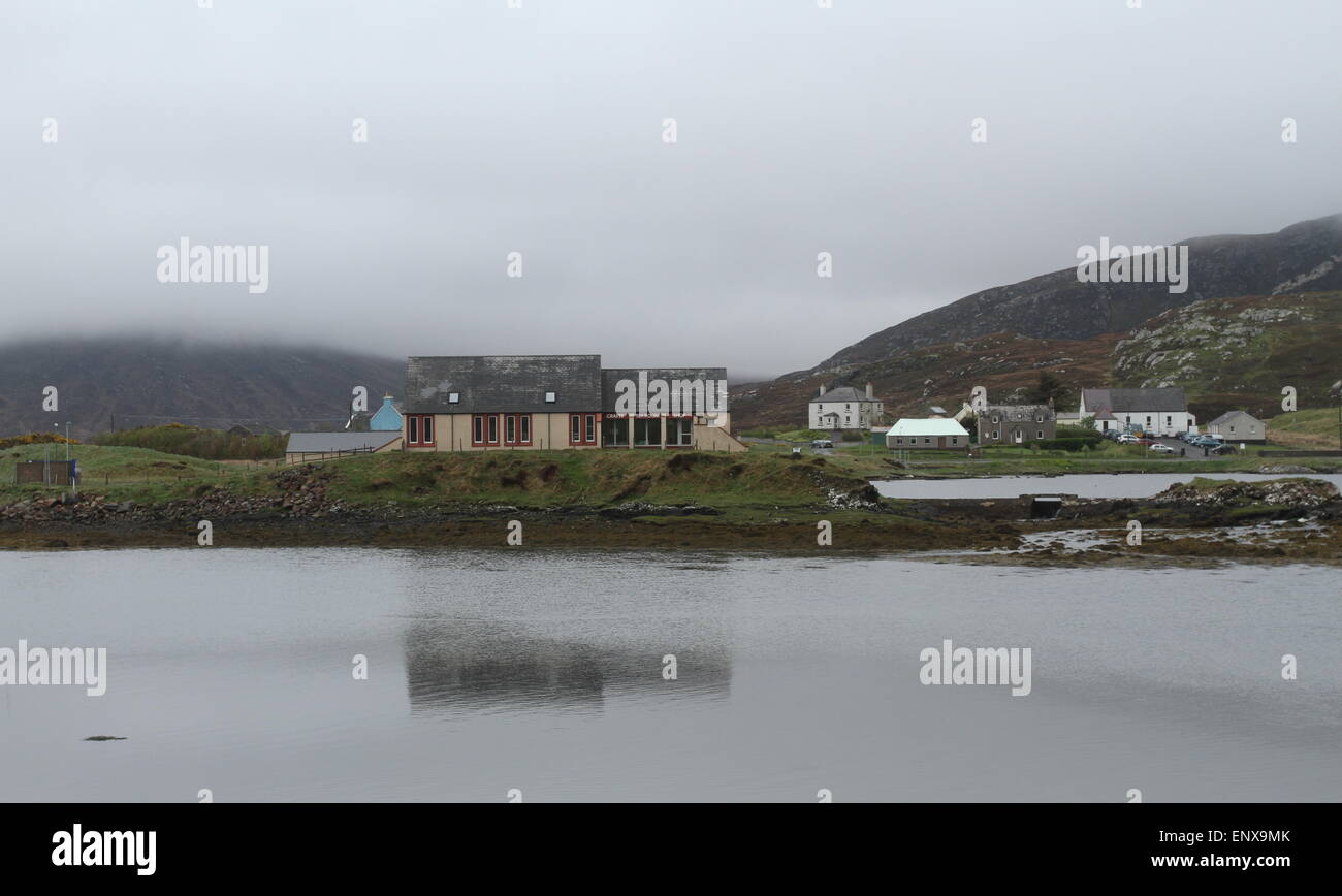 Leverburgh village shop Isle of Harris Scotland May 2014 Stock Photo ...