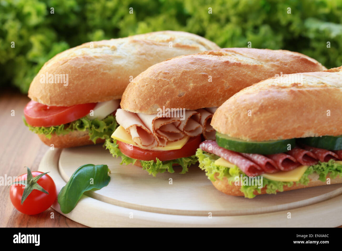 Belegte broetchen sandwiches hi-res stock photography and images - Alamy