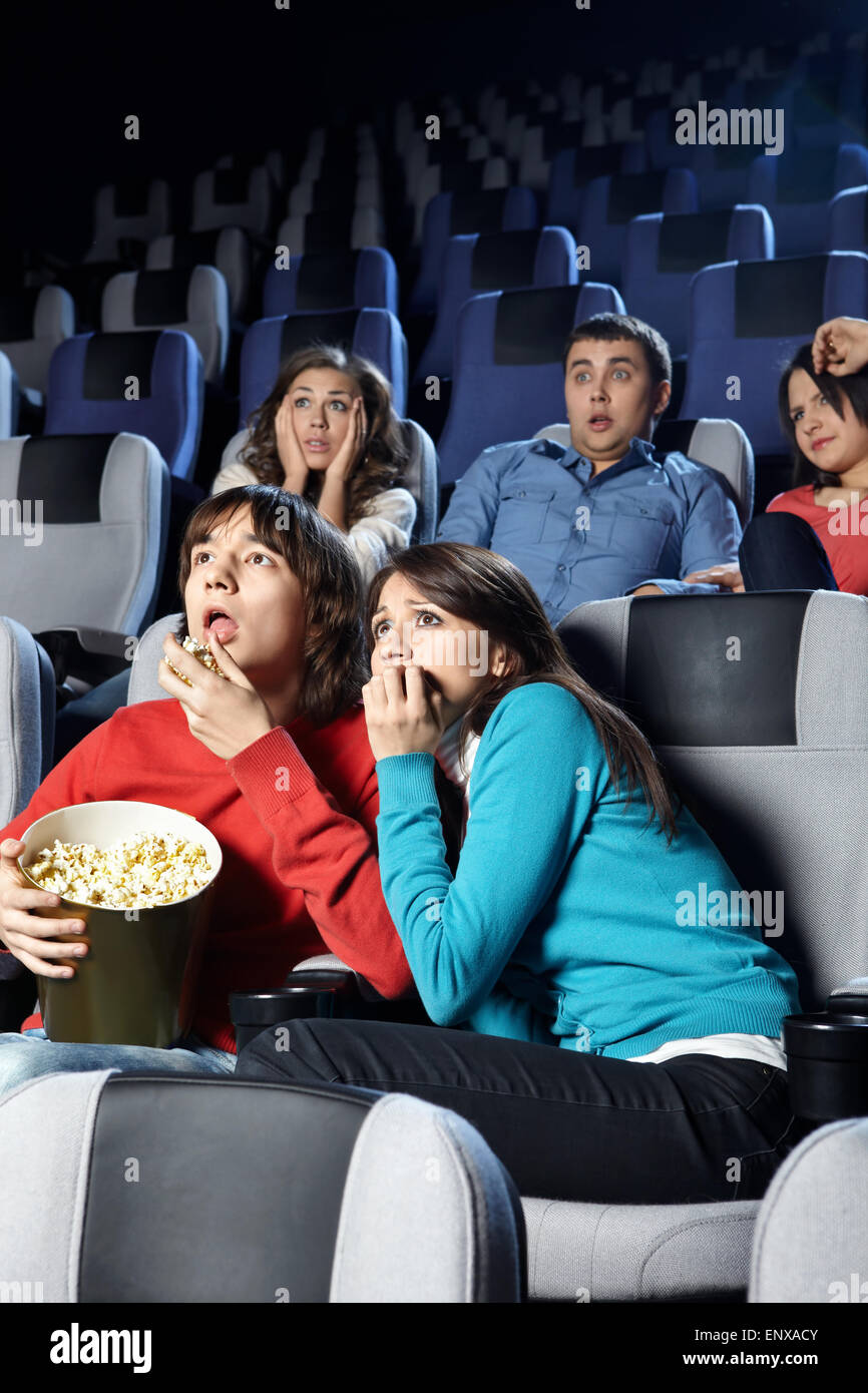 Frightened crowd hi-res stock photography and images - Alamy