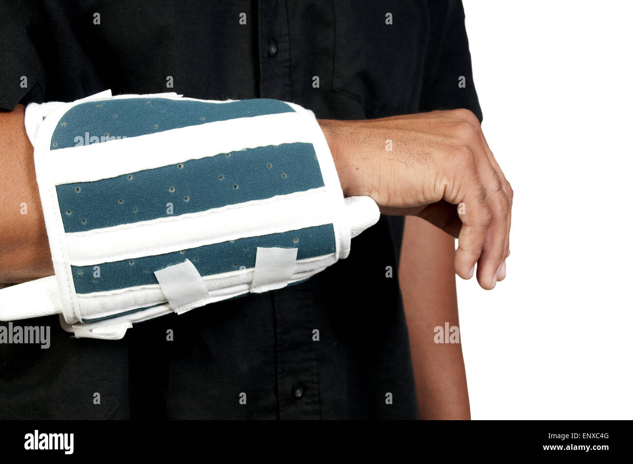 Broken man hand cast hi-res stock photography and images - Alamy