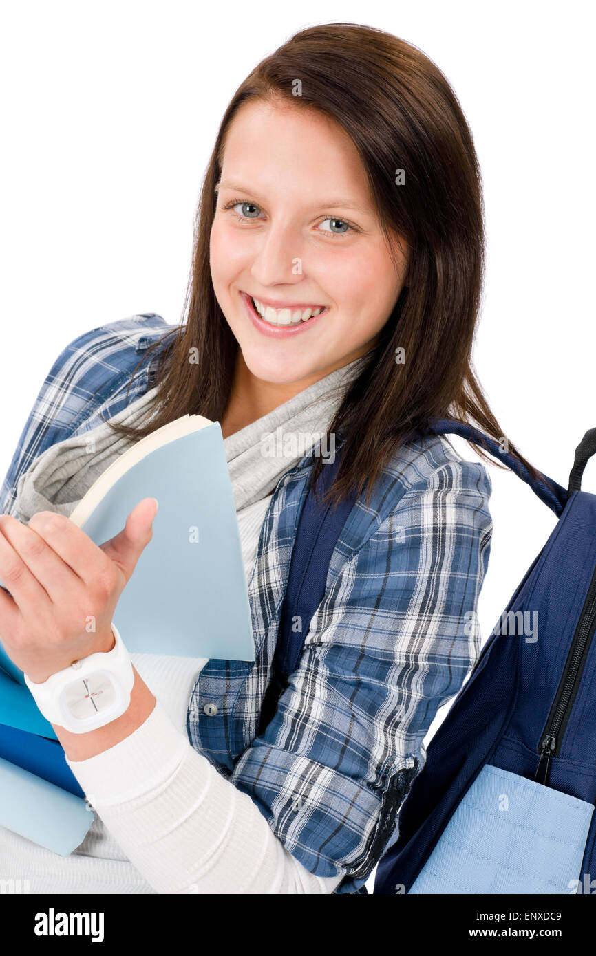 School books bag hi-res stock photography and images - Alamy