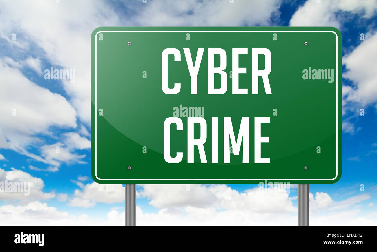 Cyber crime sign hi-res stock photography and images - Alamy