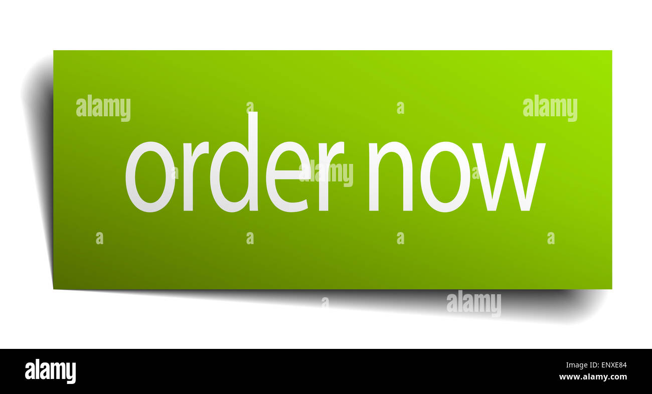Order now sticker square hi-res stock photography and images - Alamy