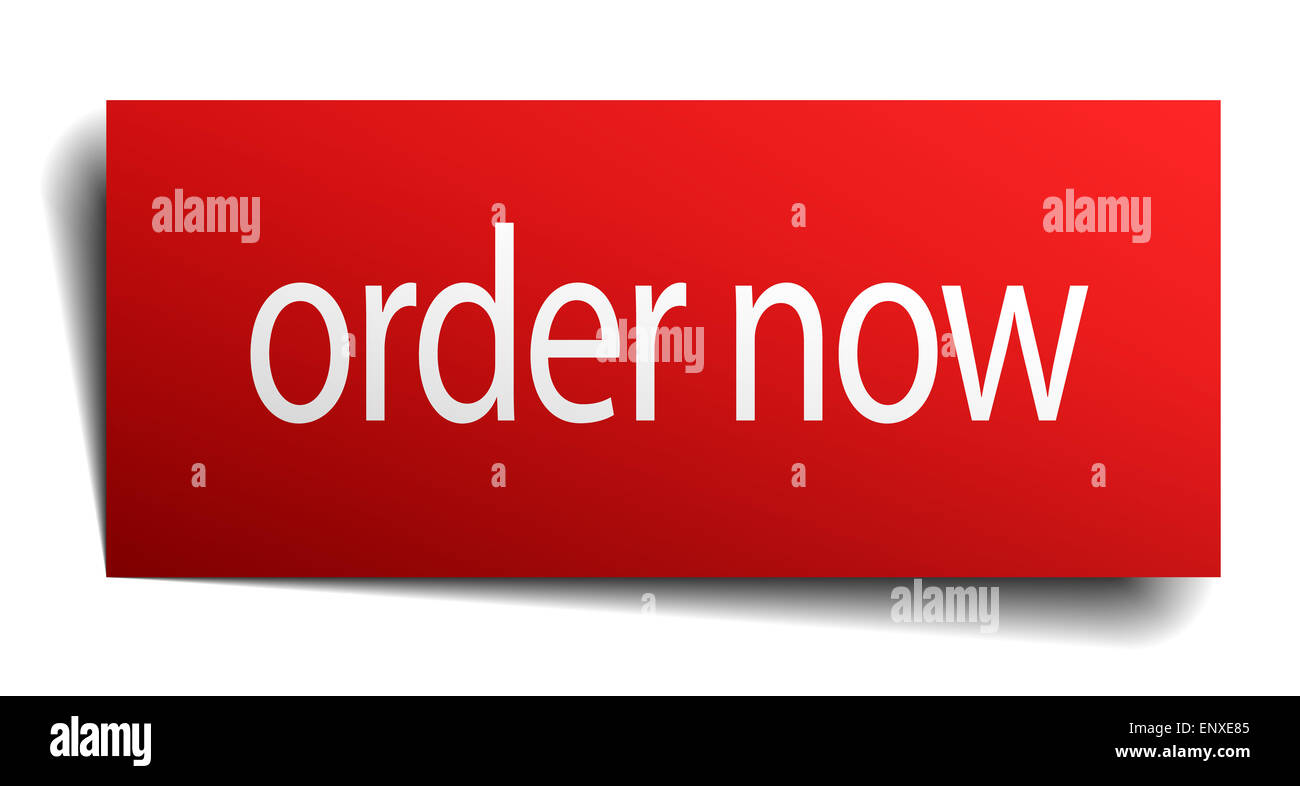 Order now sticker square hi-res stock photography and images - Alamy