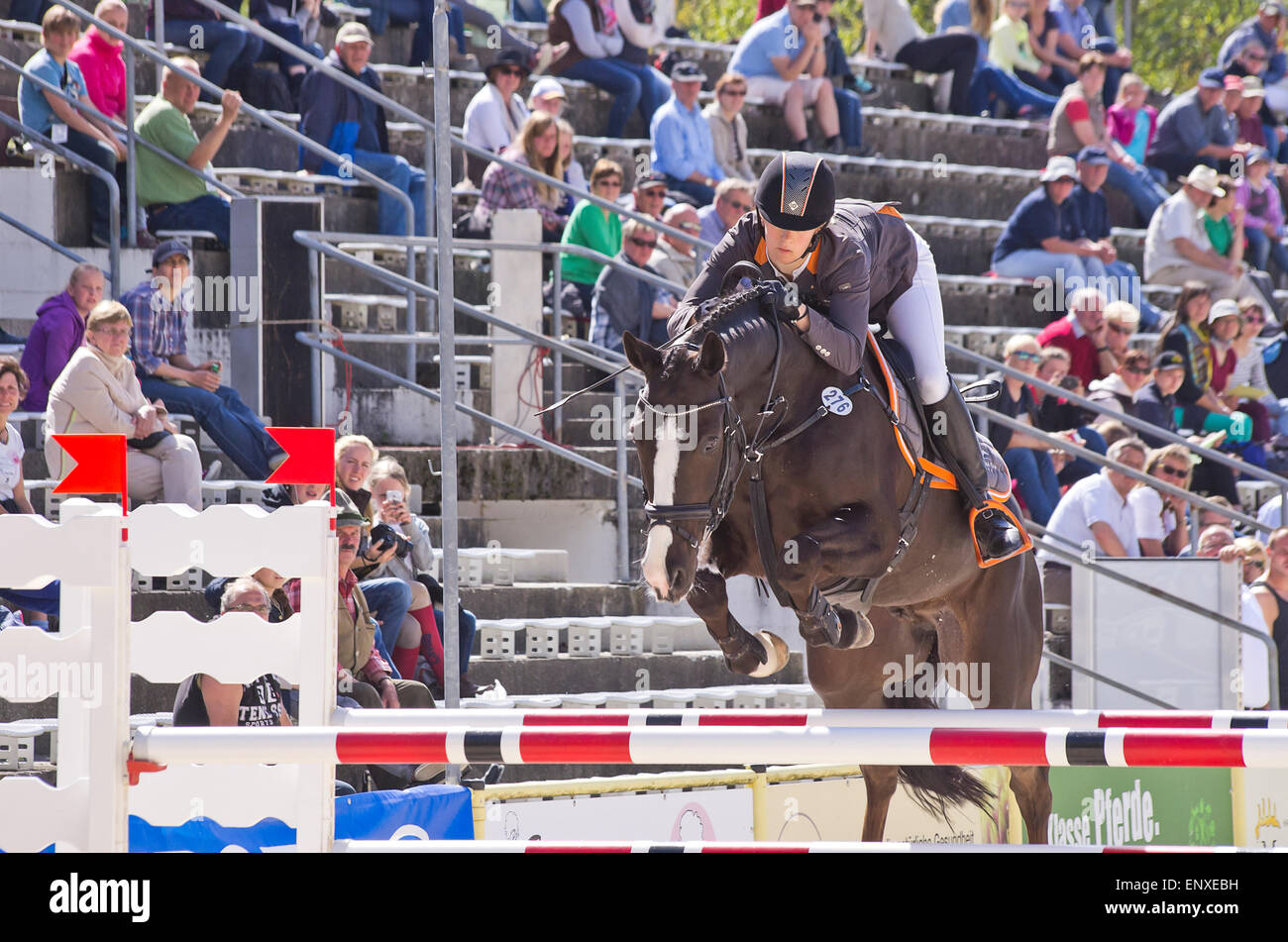 Sandra Auffarth (GER) riding Ispo Stock Photo - Alamy