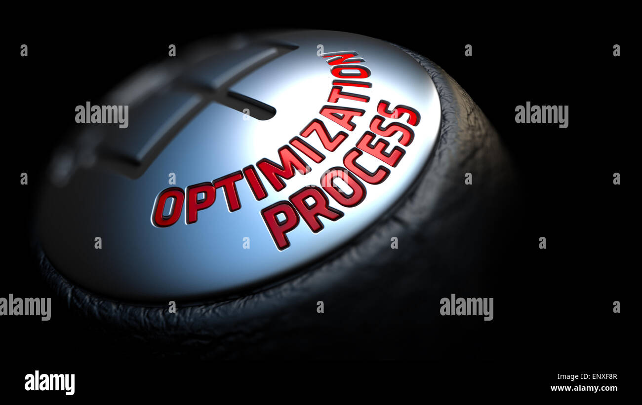Optimization Process on Gear Shift Stock Photo - Alamy