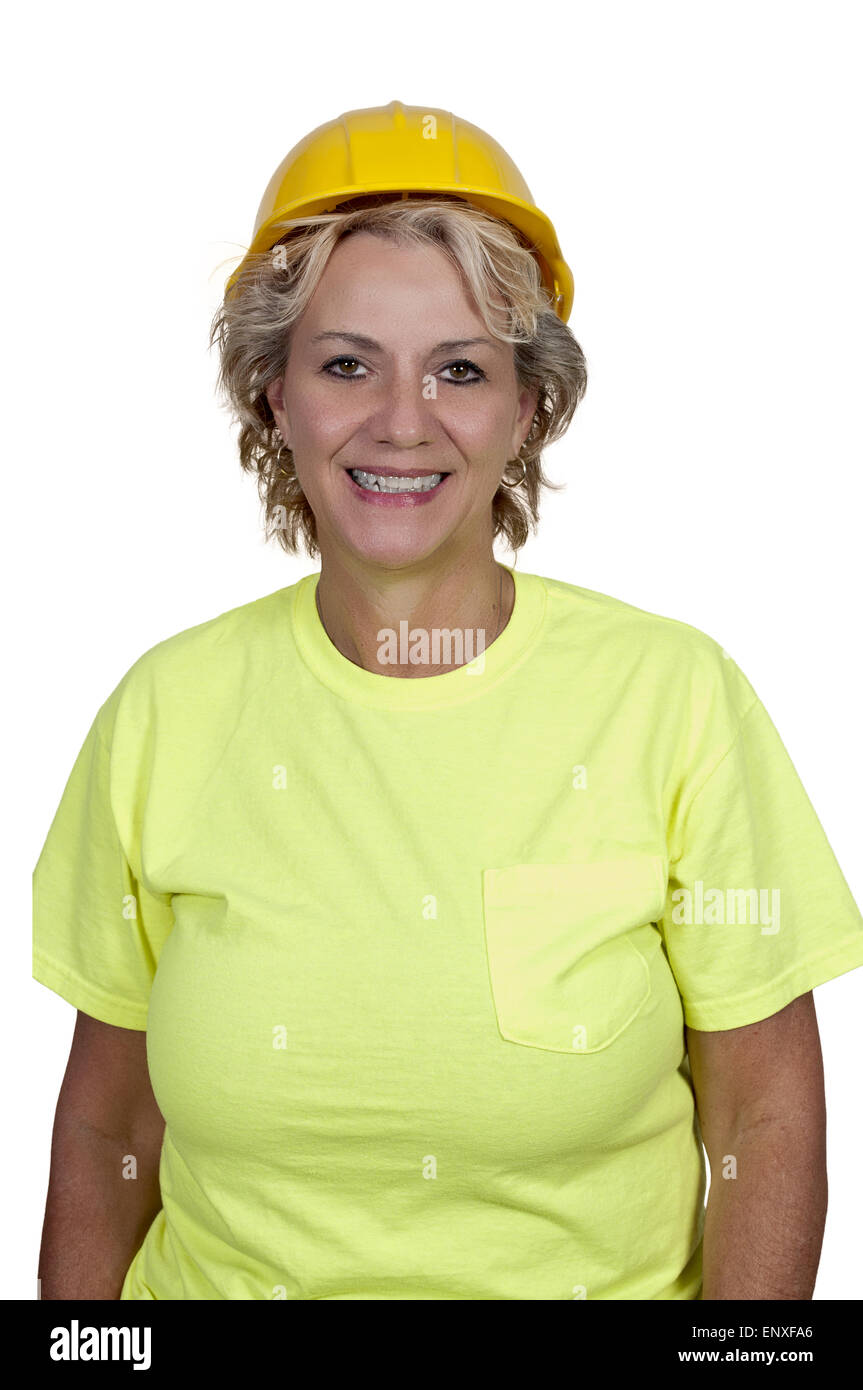 Female Construction Worker Stock Photo - Alamy