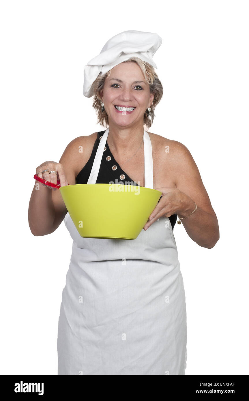 Older woman professional chef hi-res stock photography and images - Alamy