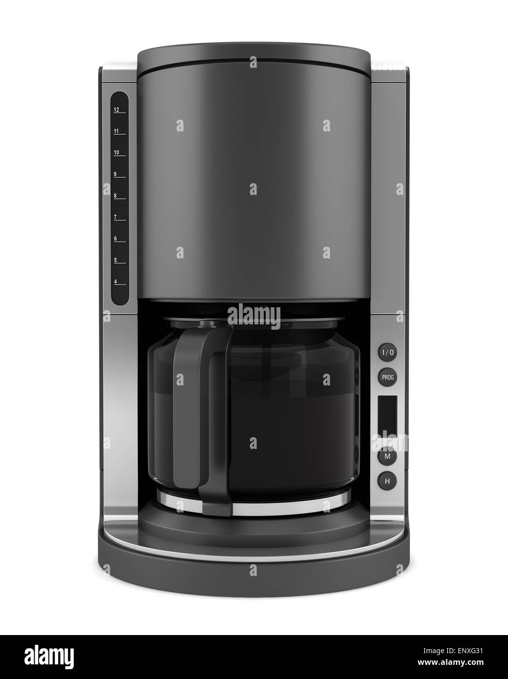 modern coffee machine isolated on white background Stock Photo - Alamy