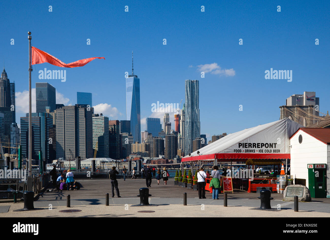 Fulton ferry pier hi-res stock photography and images - Alamy
