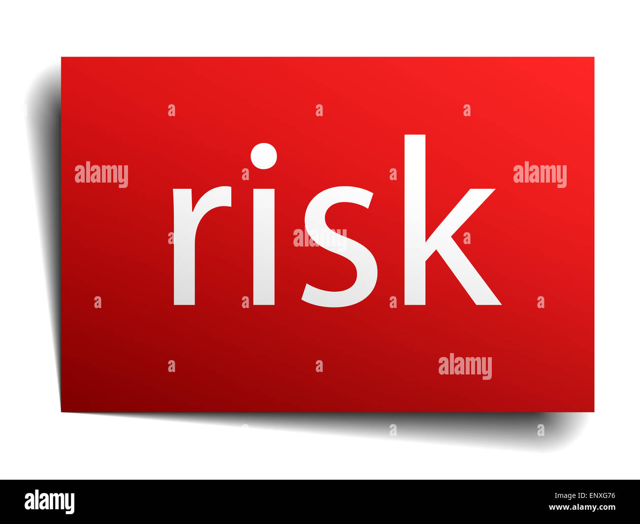 risk red paper sign isolated on white Stock Photo - Alamy risk red paper sign isolated on white Stock Photo - Alamy