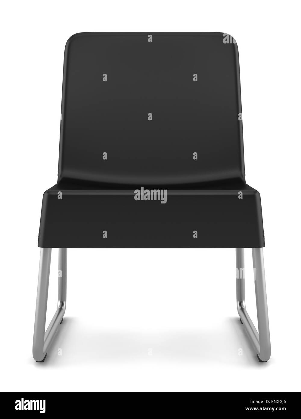 modern black chair isolated on white background Stock Photo - Alamy