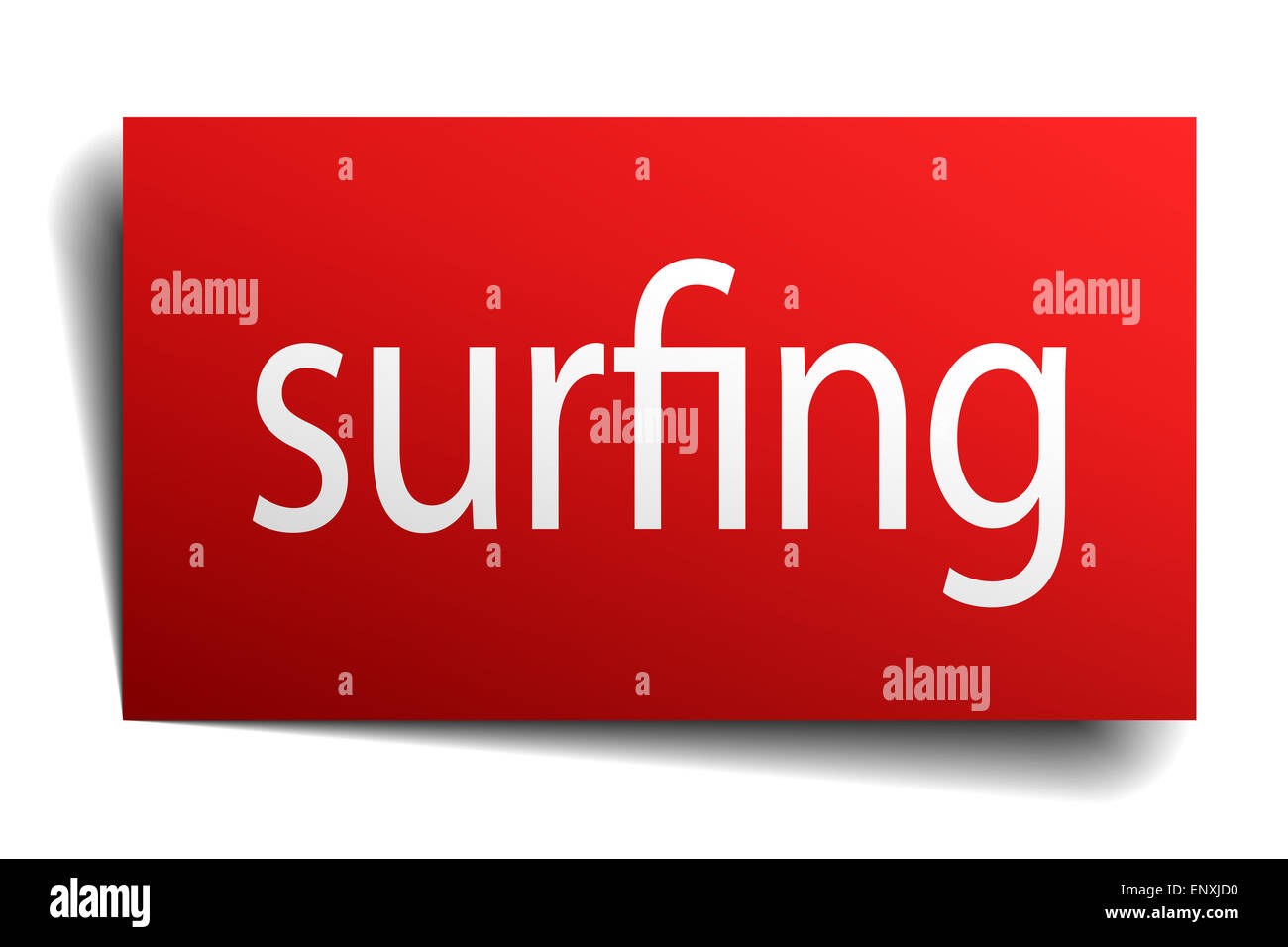 surfing red paper sign isolated on white Stock Photo - Alamy surfing red paper sign isolated on white Stock Photo - Alamy