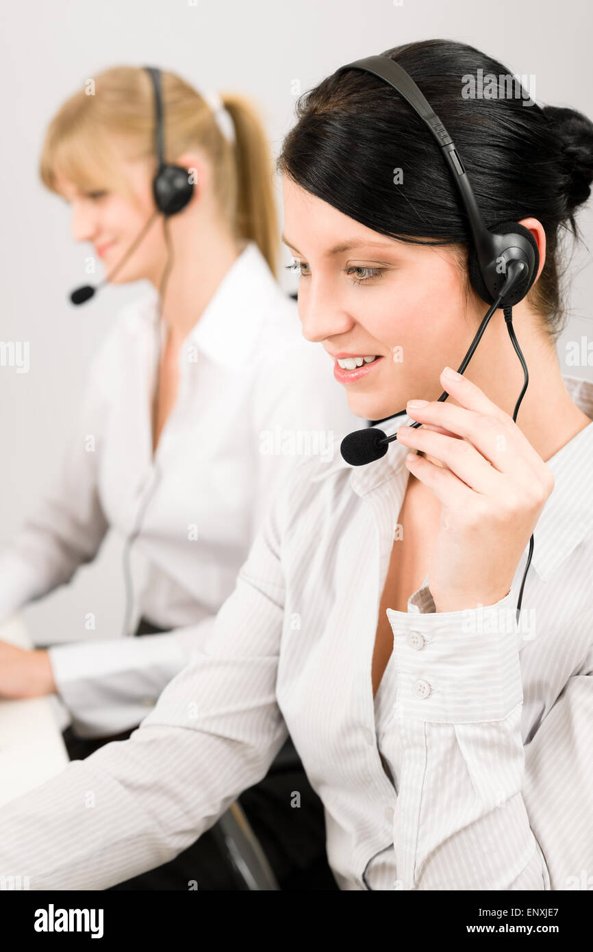 Service headset call center hi-res stock photography and images - Alamy