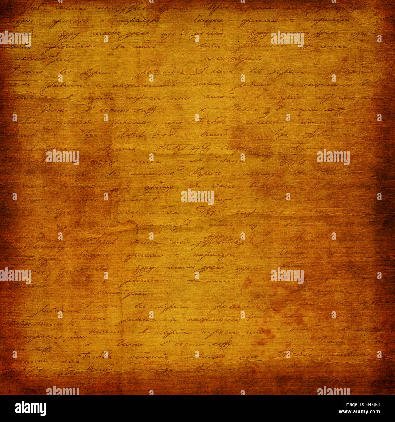 Grunge old paper design in scrapbooking style with handwriting Stock ...