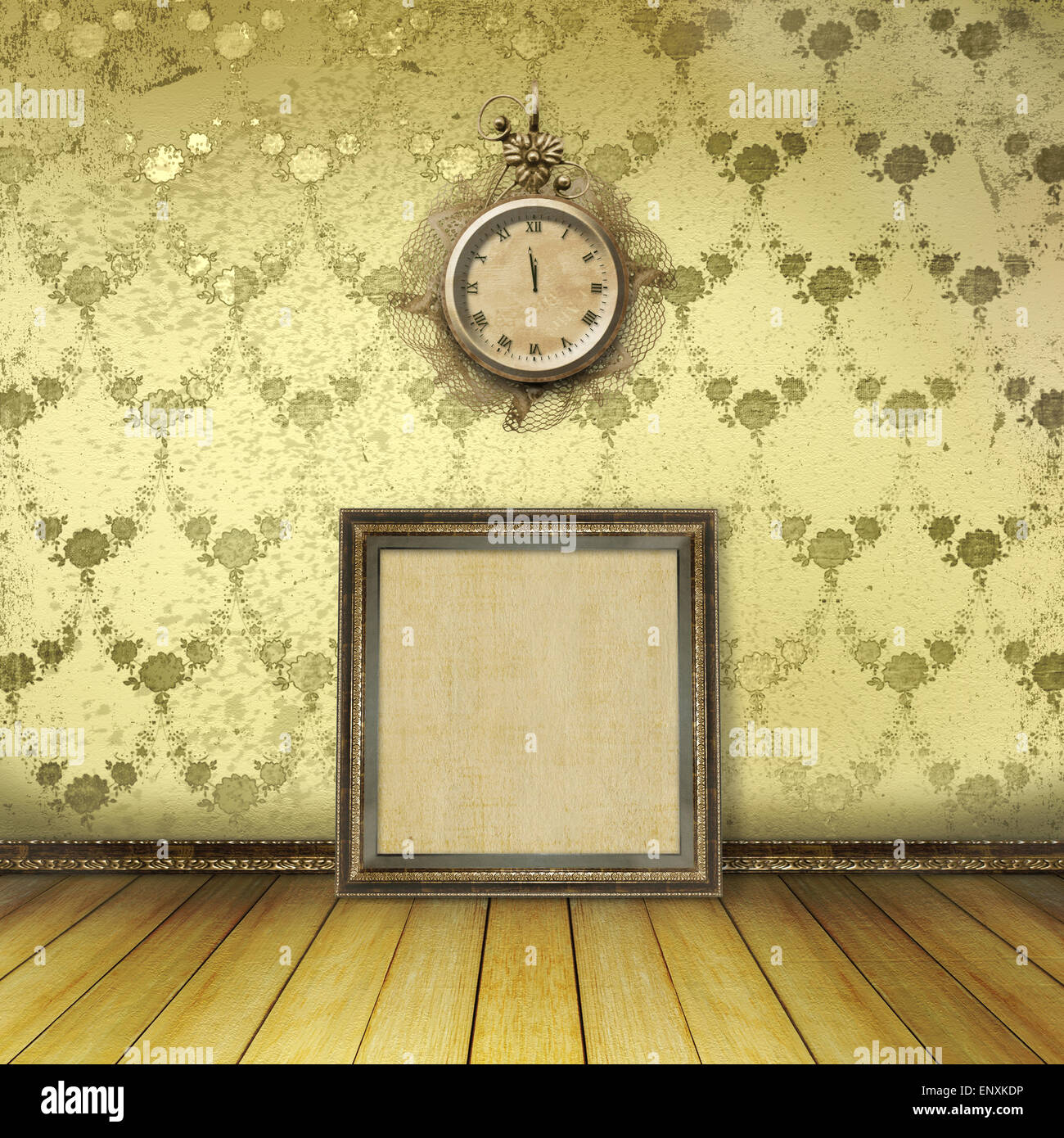 Antique Clock Face Wallpaper