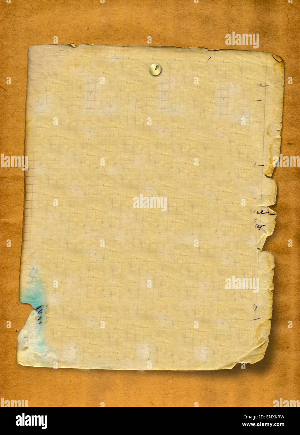 Abstract ancient brown background with set old paper in scrapbooking ...