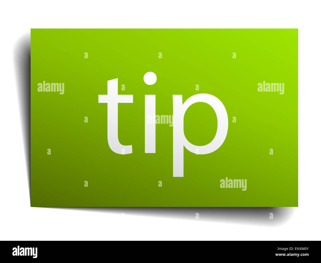 tip square paper sign isolated on white Stock Photo - Alamy tip square paper sign isolated on white Stock Photo - Alamy