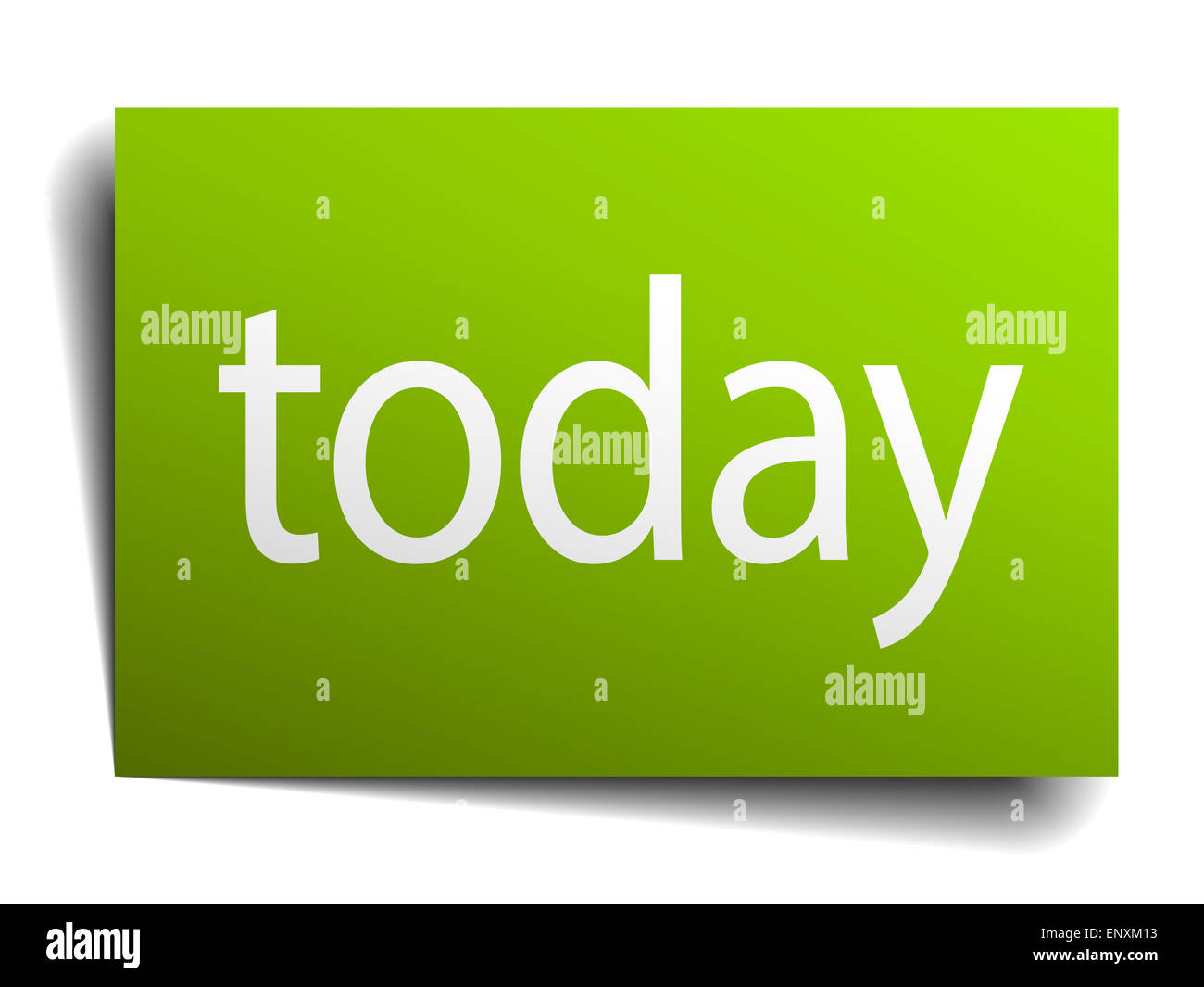 today square paper sign isolated on white Stock Photo - Alamy