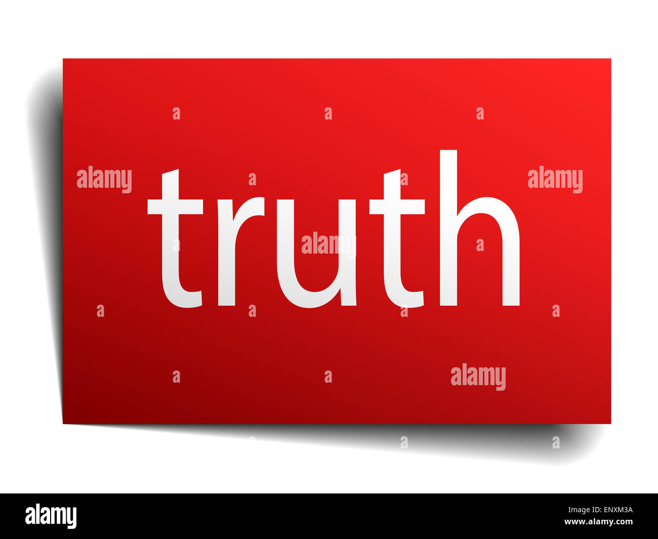Truth red square 3d hi-res stock photography and images - Alamy