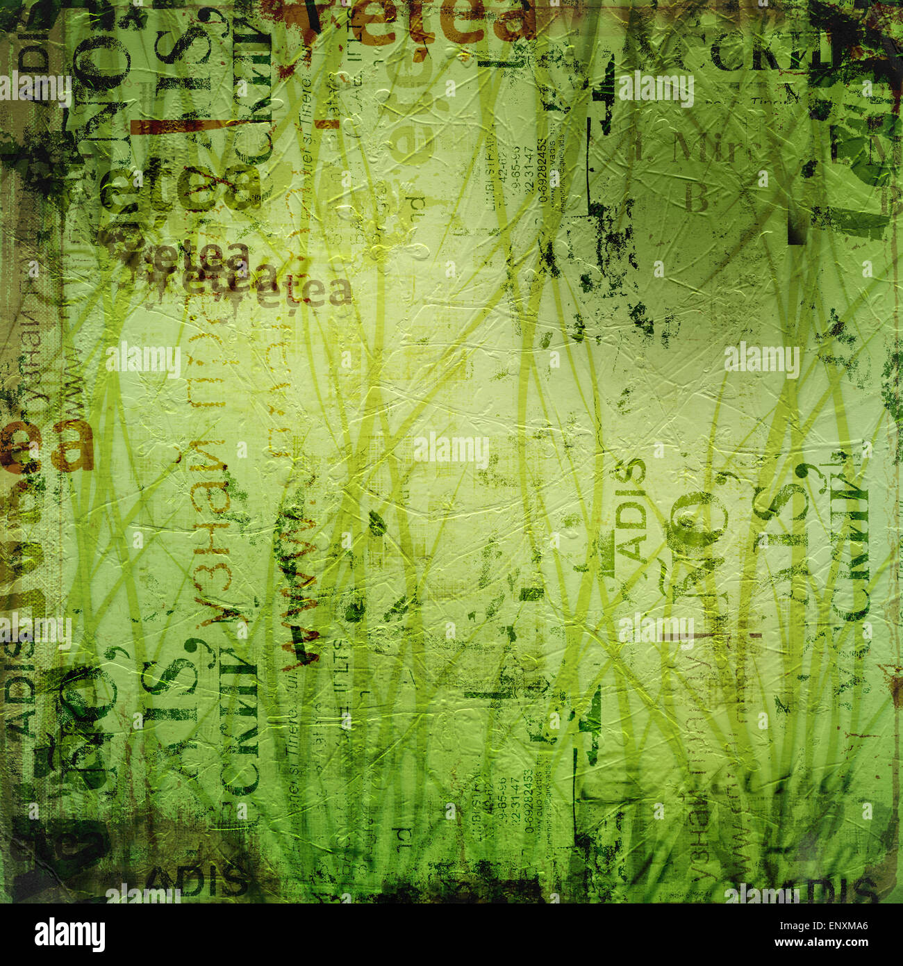 Grunge abstract background with old torn posters Stock Photo - Alamy