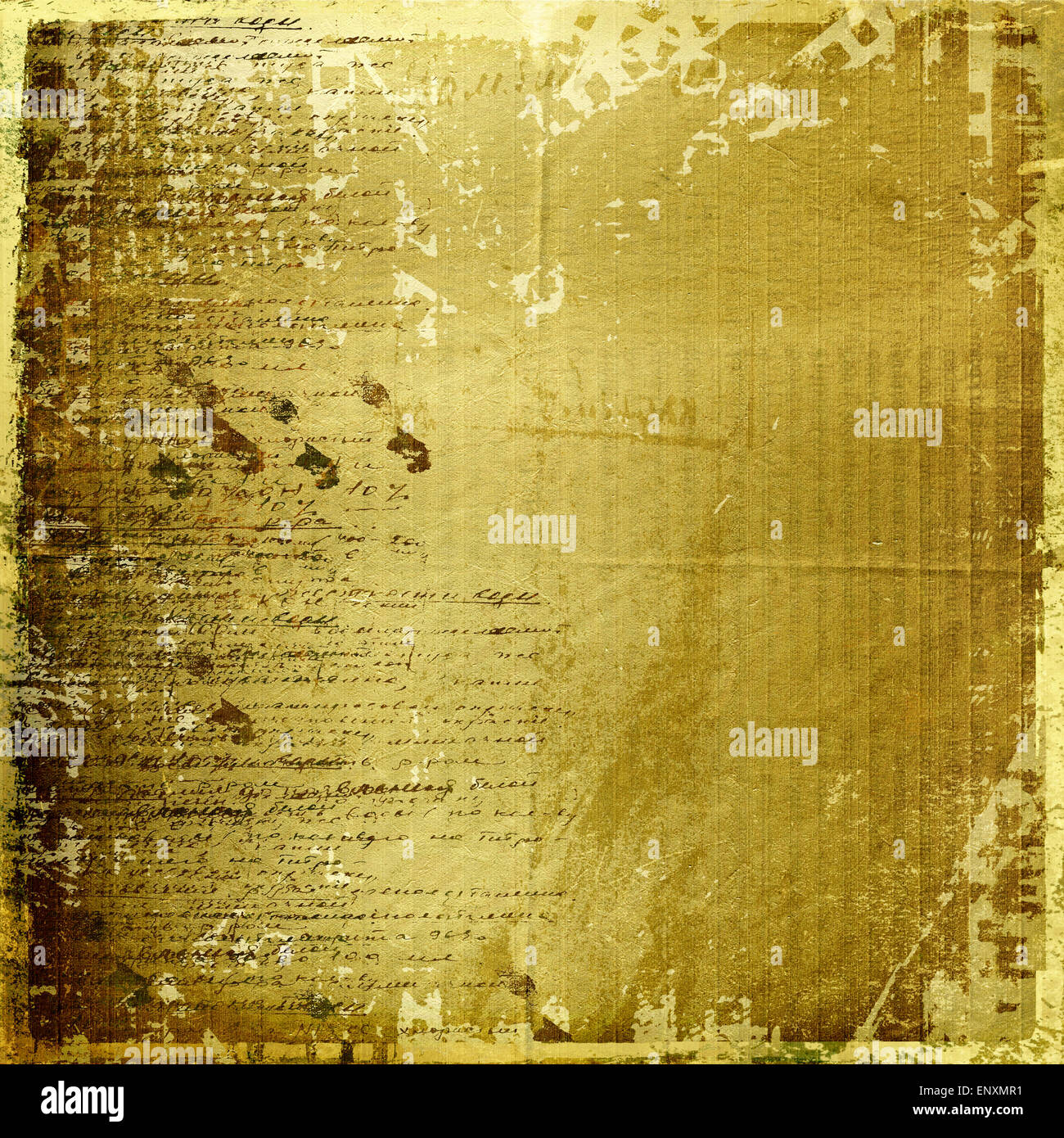 Grunge abstract background with handwrite text for design Stock Photo ...