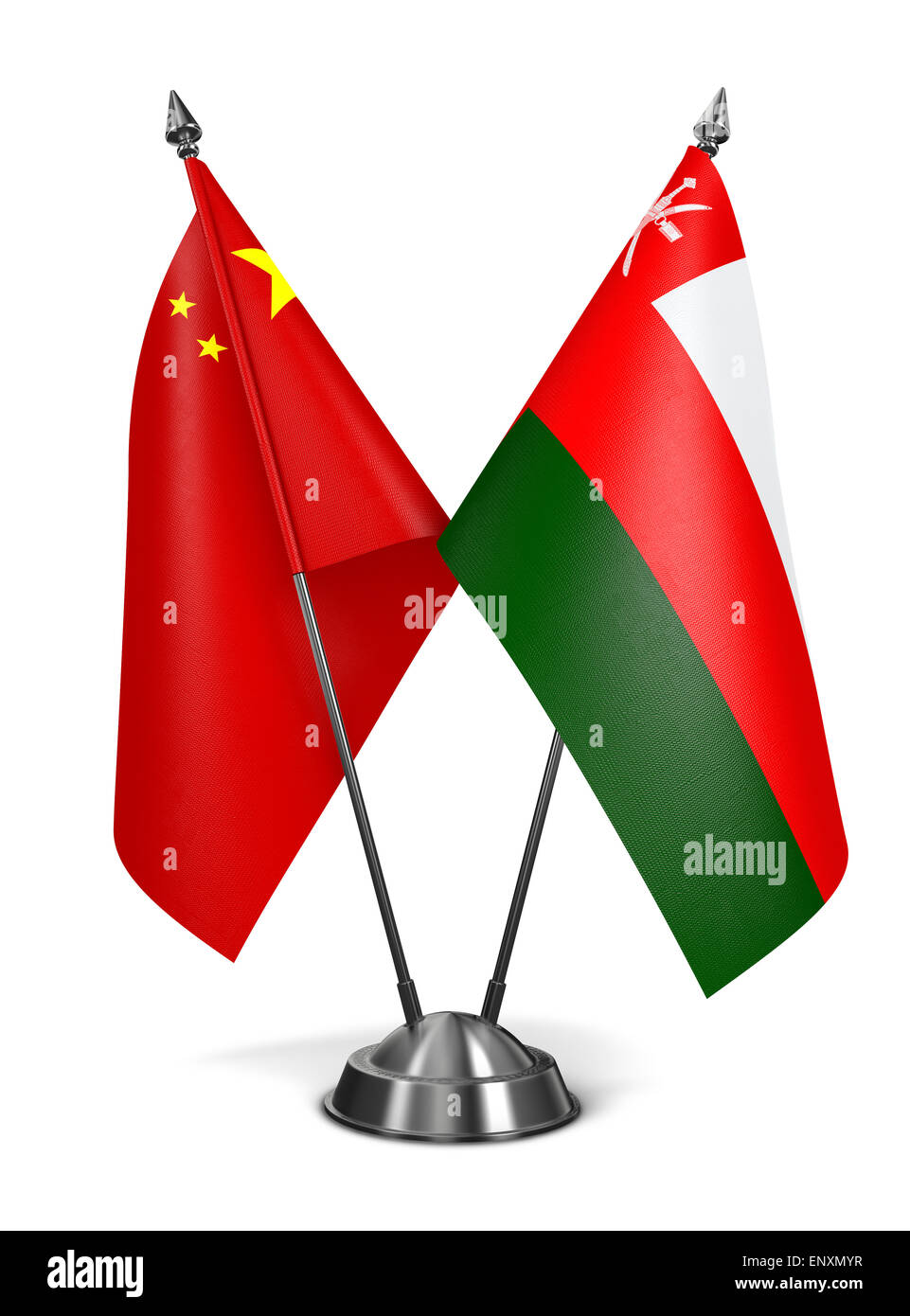 Oman china flag hi-res stock photography and images - Alamy