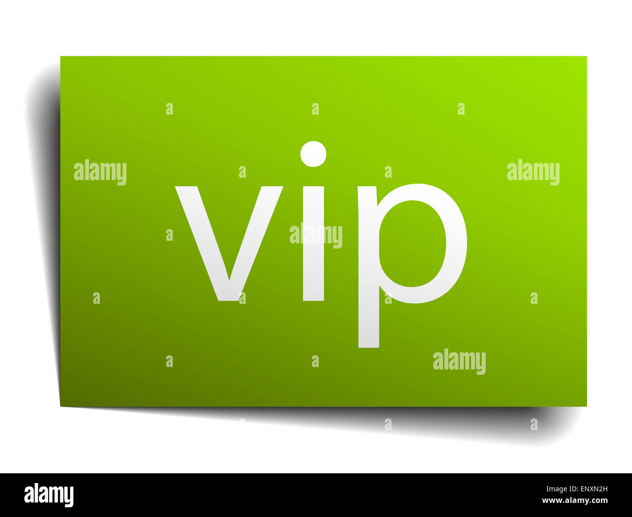 vip square paper sign isolated on white Stock Photo - Alamy