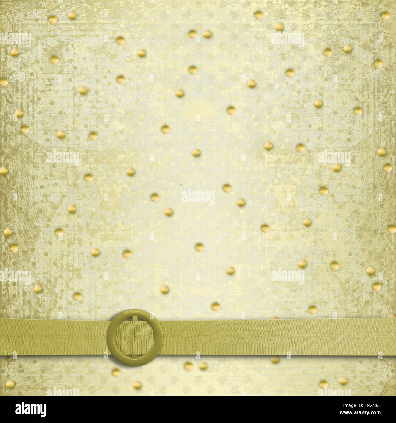 Abstract ancient background in scrapbooking style with gold ornament ...
