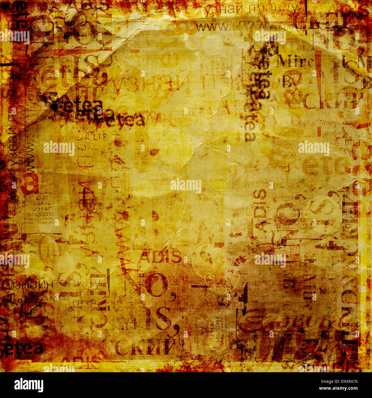 Grunge abstract background with old torn posters Stock Photo - Alamy