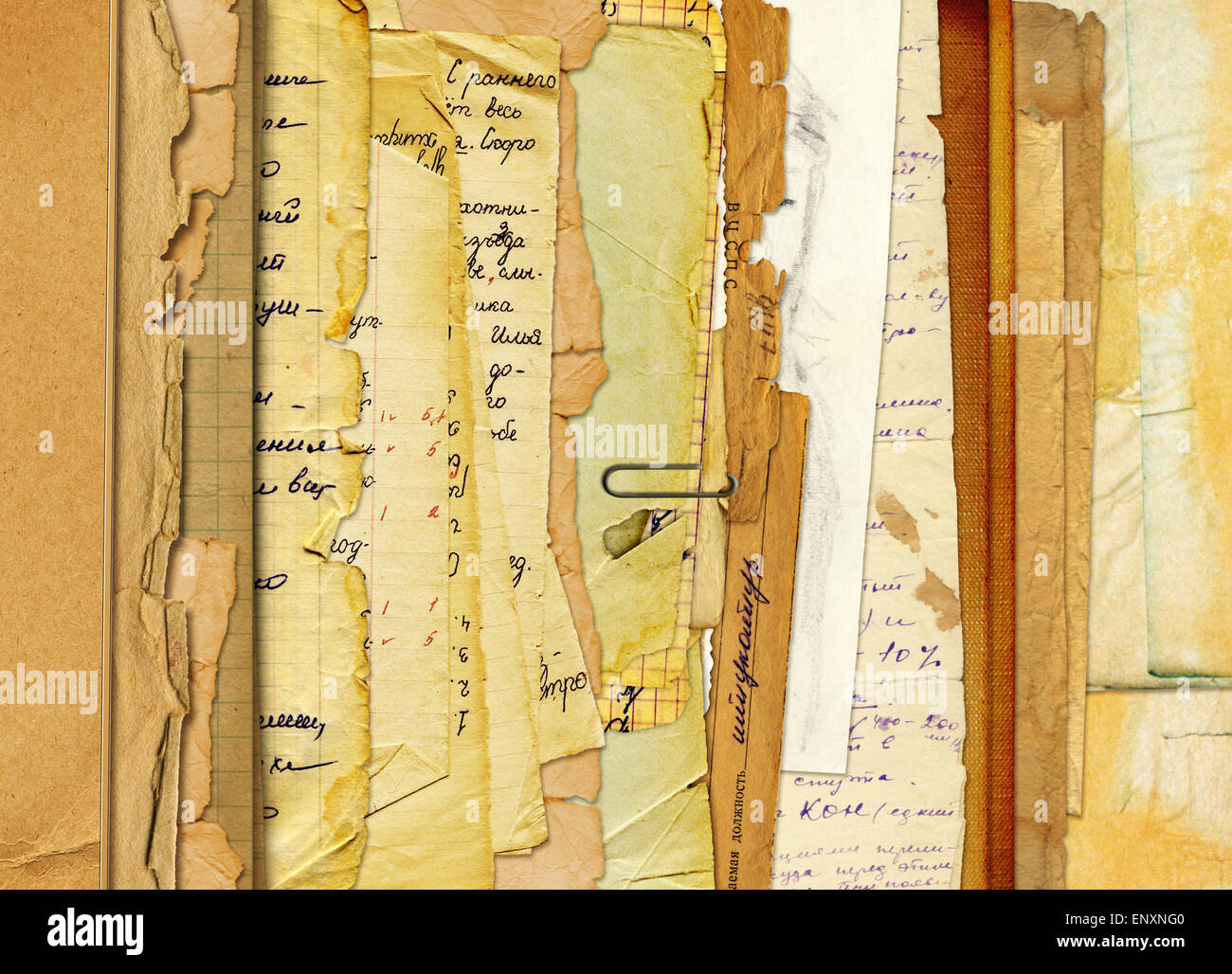 Old archive with letters, photos on the abstract background Stock Photo ...