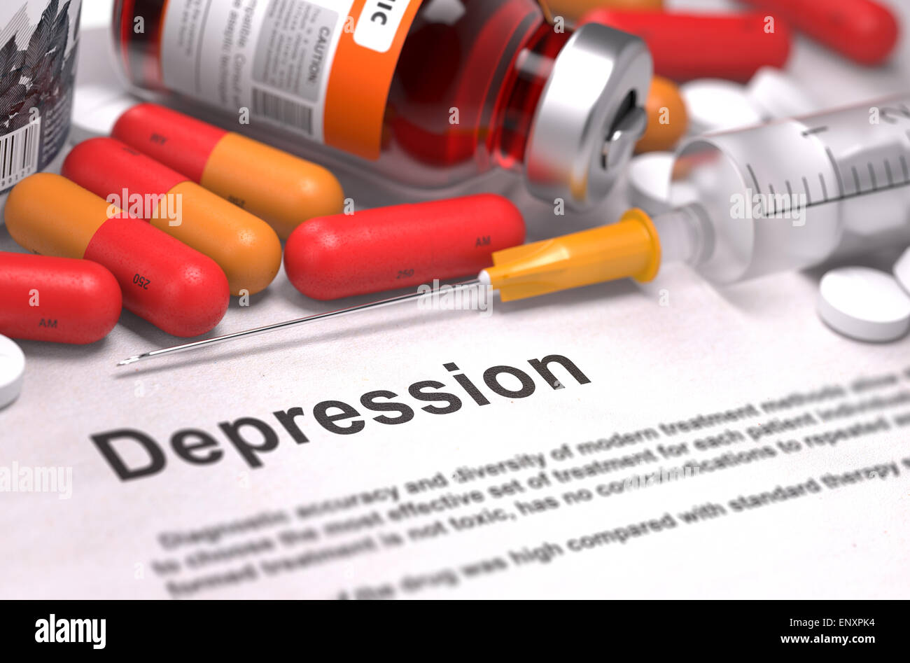 Depression Diagnosis. Medical Concept Stock Photo - Alamy