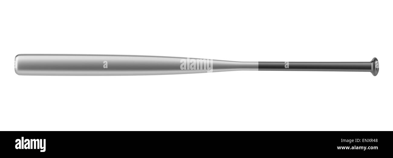 aluminum baseball bat isolated on white background Stock Photo - Alamy