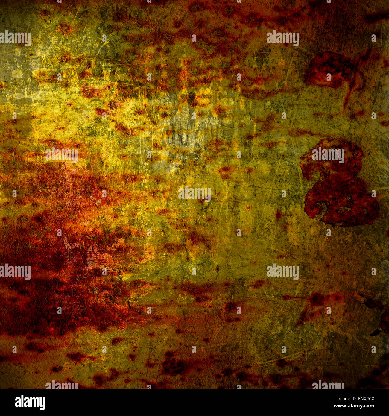 A cracked rusty metal wall. Background for design Stock Photo - Alamy