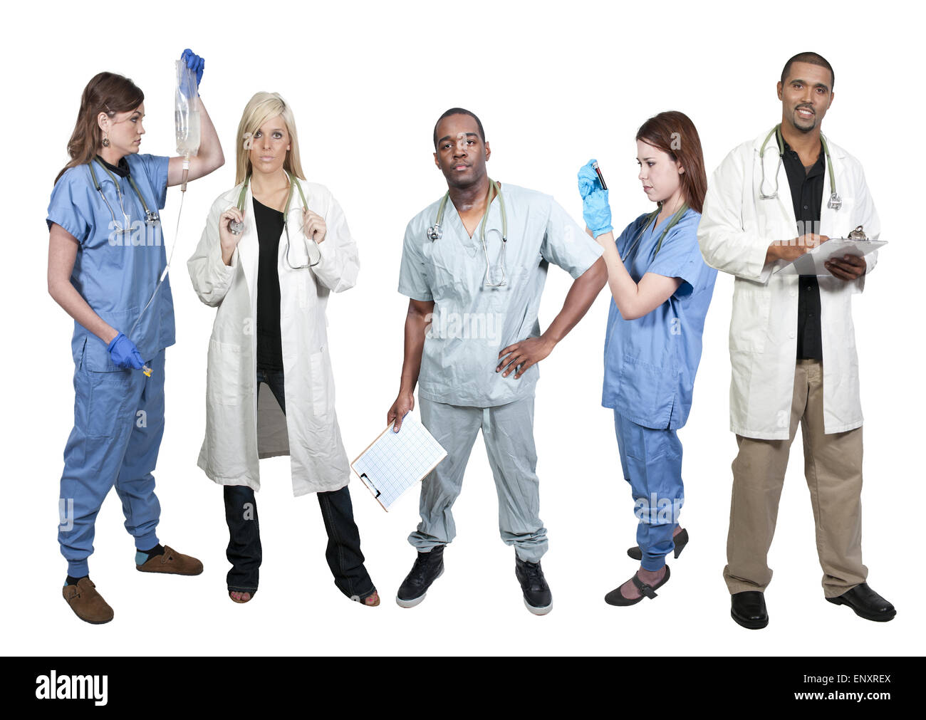 Diverse female doctor healthcare Cut Out Stock Images & Pictures - Alamy